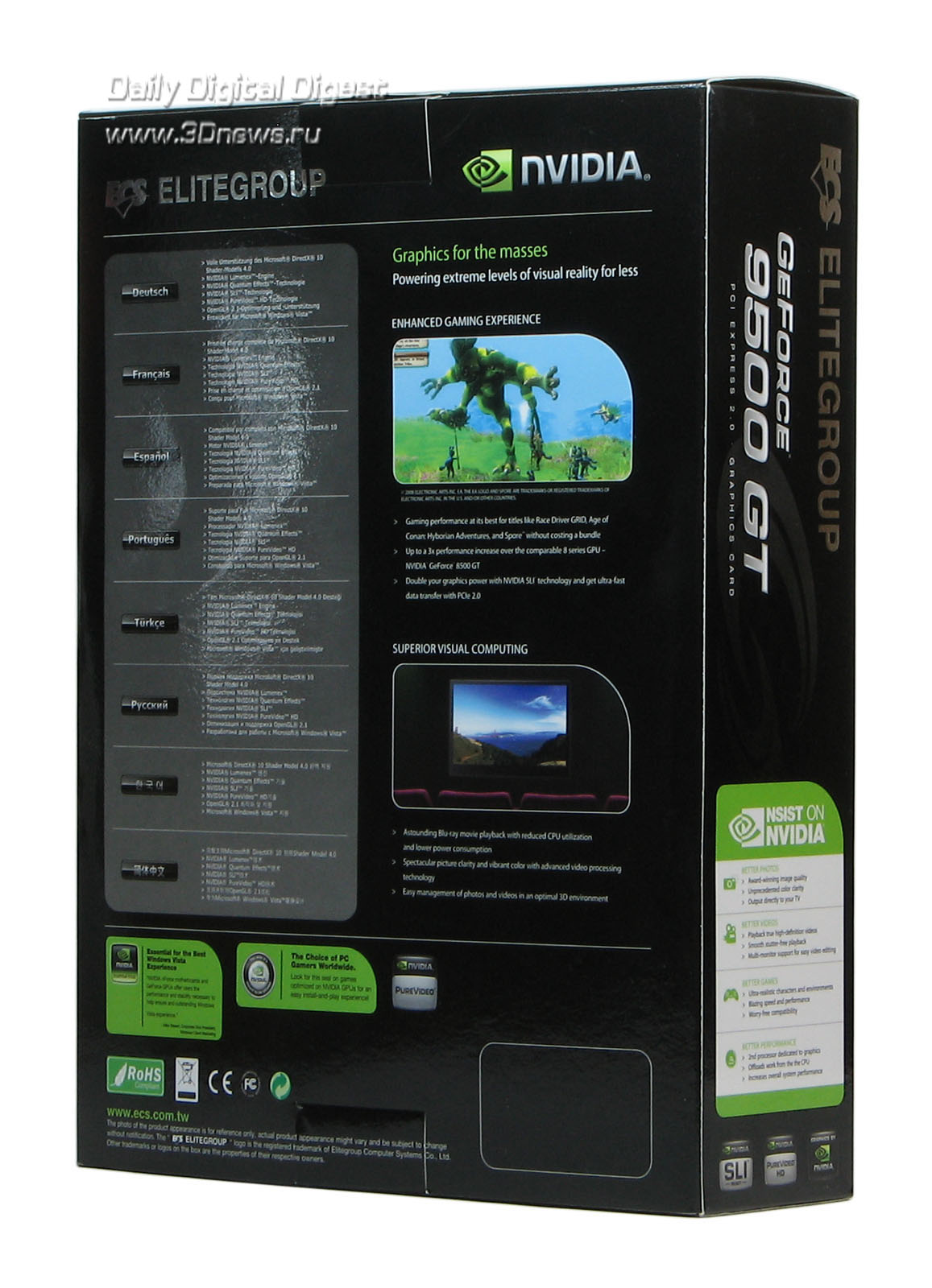 ECS GeForce 9500GT – легкое дежавю
