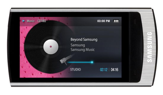 Сенсорный плеер Samsung YP-R1 скоро в России