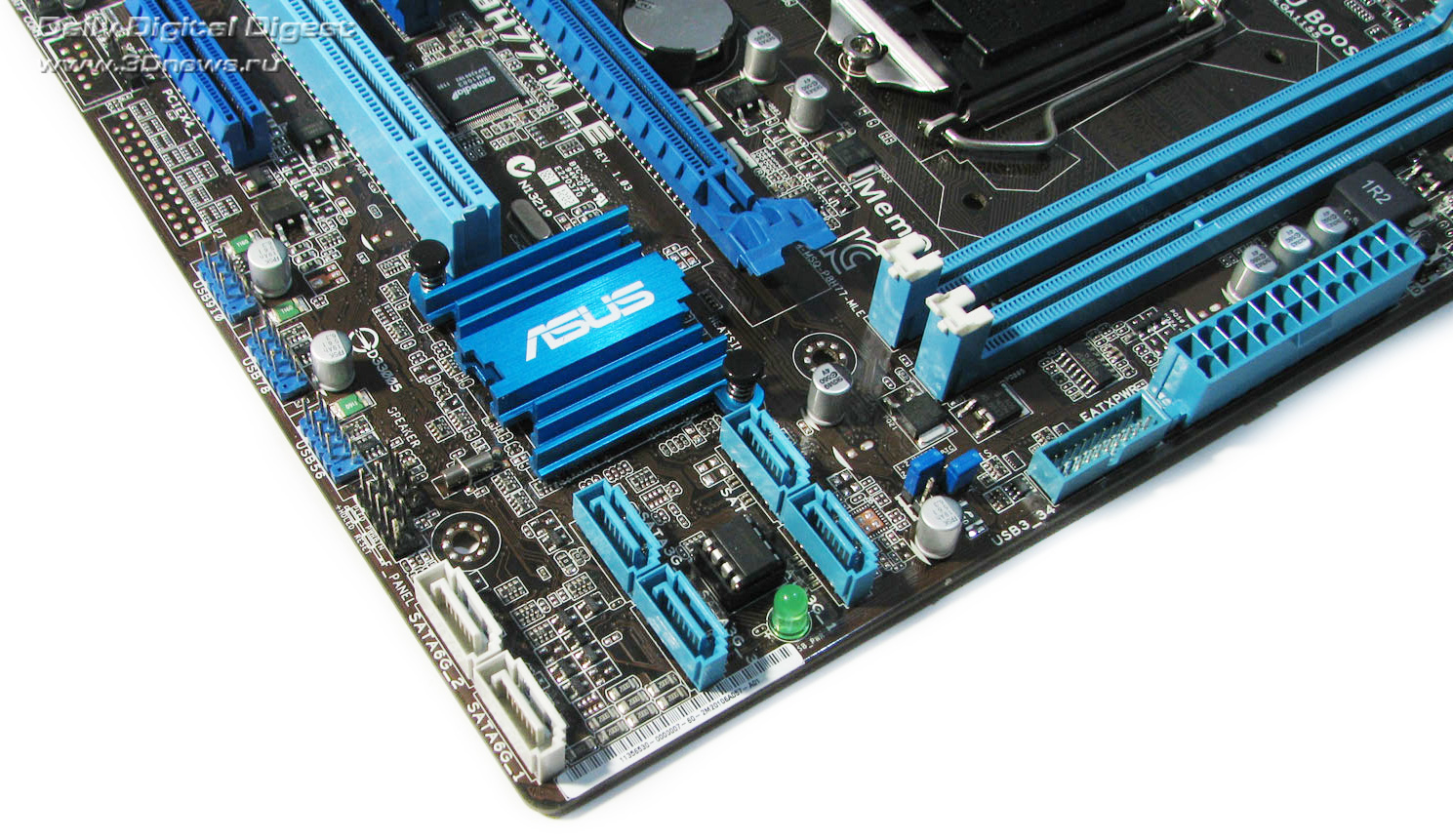 Обзор материнской платы ASUS P8H77-M LE на чипсете Intel H77 ...