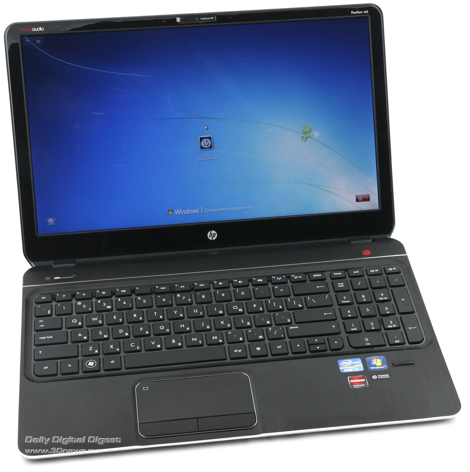 Ноутбук HP Pavilion m6-1061er – между умными и красивыми / Ноутбуки и ПК