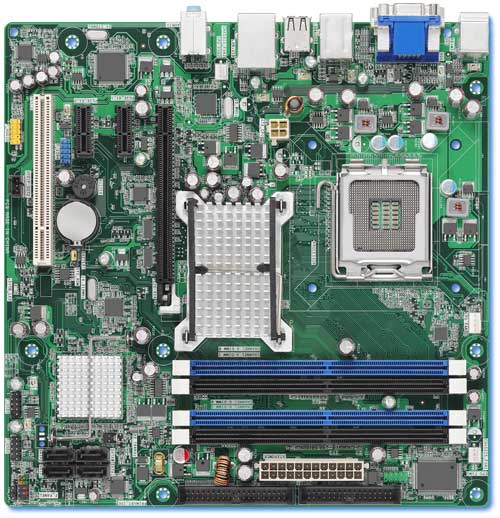 Una mirada del hombre: Intel desktop board microatx