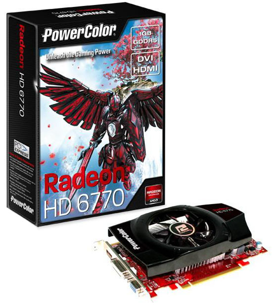 Radeon HD 6770/6750 под брендами PowerColor и VTX3D